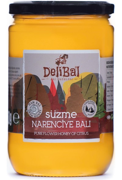 Delibal Süzme Narenciye Çiçek Balı 850 gr