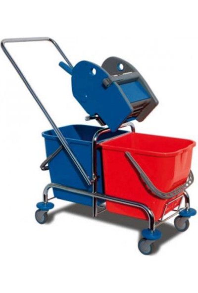 BalClean Çift Kovalı Döner Presli Temizlik Arabası Mop Takımı Seti RSG50 BalClean Çift Kovalı Döner Presli Temizlik Arabası Mop Takımı Seti RSG50