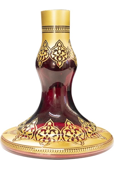 Anadolia Selçuklu Desenli Kırmızı Altın Varaklı Nargile