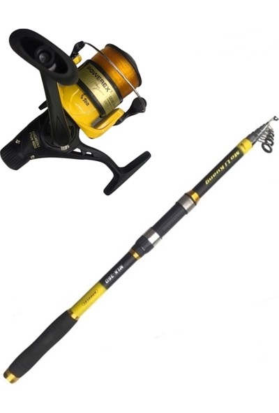 Powerex Mlk 3,60 M. - Highline Plus Sarı 4000 Kamış Makine Olta Seti Powerex Mlk 3,60 M. - Highline Plus Sarı 4000 Kamış Makine Olta Seti