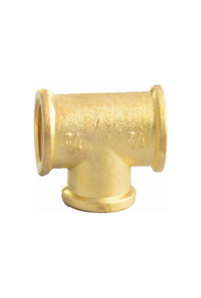 Beşlioğlu 12/3 Tarafı Dişi T Pirinç Nipel