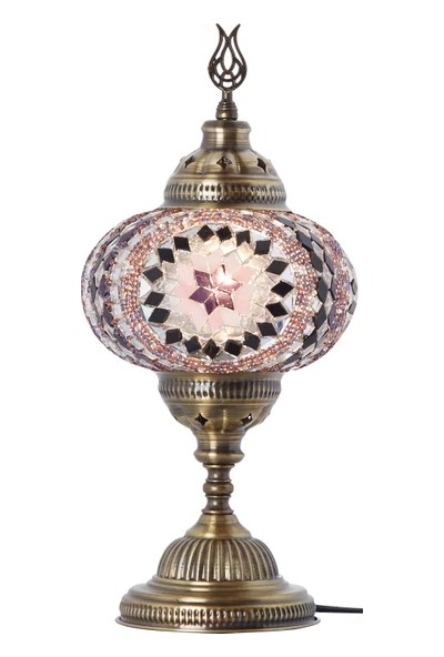 Dez Home Dezhome Masaüstü Otantik Mozaik Lamba Bohem Abajur Dez Home Dezhome Masaüstü Otantik Mozaik Lamba Bohem Abajur