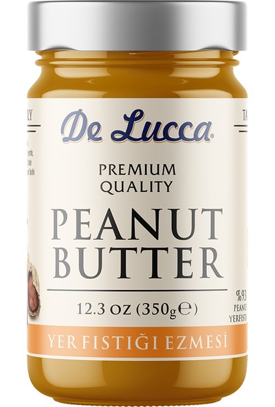 De Lucca 350 gr 0 Şeker %93 Yer Fıstığı Ezmesi