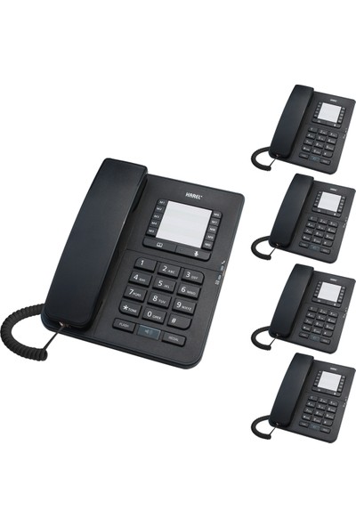 Karel TM142 Siyah Masa Telefonu 5'li Fırsat Paketi Karel TM142 Siyah Masa Telefonu 5'li Fırsat Paketi