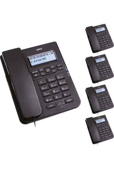 Karel TM145 Siyah Ekranlı Masaüstü Kablolu Telefon 5'li Fırsat Paketi Karel TM145 Siyah Ekranlı Masaüstü Kablolu Telefon 5'li Fırsat Paketi