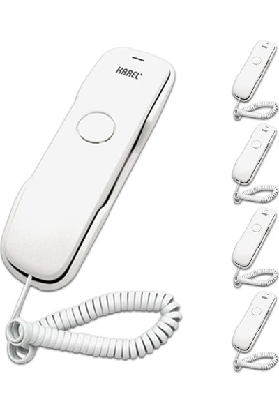 Karel TM902 Beyaz Duvar Telefonu 5'li Fırsat Paketi