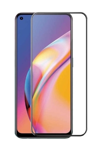 SKV Mobile Oppo Reno 5 Lite Tam Ekran Koruyucu Kırılmaz Cam