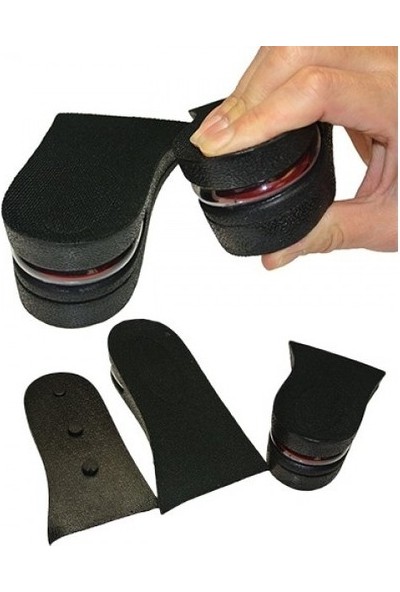 Kitchen Beauty Boy Uzatıcı Tabanlık Hava Yastıklı Ayakkabı Içi Topuk Yükseltici 5 cm Siyah Kitchen Beauty Boy Uzatıcı Tabanlık Hava Yastıklı Ayakkabı Içi Topuk Yükseltici 5 cm Siyah
