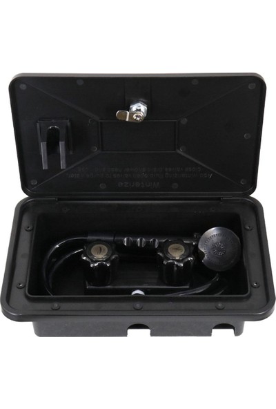 Sharplace Rvs, Tekneler, Kampçılar Için Siyah Dış Duş Kutusu Kiti (Yurt Dışından)