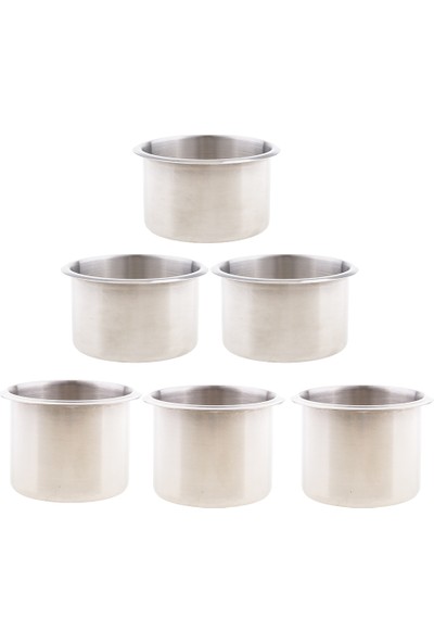 Sharplace 6 x Gümüş Tekne Deniz Rv Gömme Kupası Içecek Can Tutucu Tekne Evrensel (Yurt Dışından) Sharplace 6 x Gümüş Tekne Deniz Rv Gömme Kupası Içecek Can Tutucu Tekne Evrensel (Yurt Dışından)