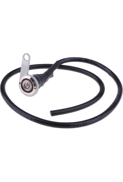 Sharplace 12 V Atv Motosiklet LED Gidon Far Foglight Anahtarı Su Geçirmez Kırmızı (Yurt Dışından)