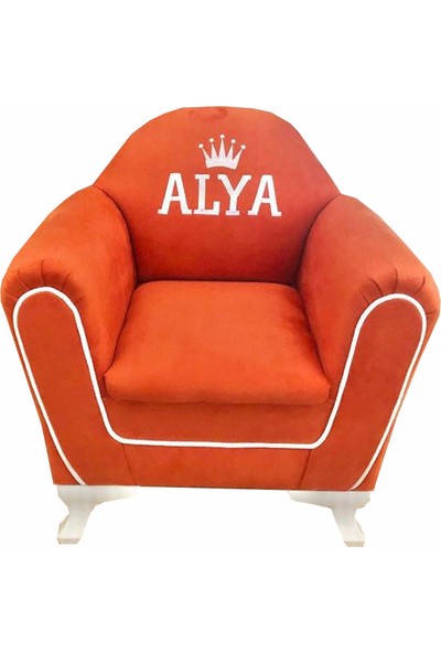 Mihenk Home Mihenk Isme Özel Çocuk Koltuğu Bebek Odası Taba Koltuk