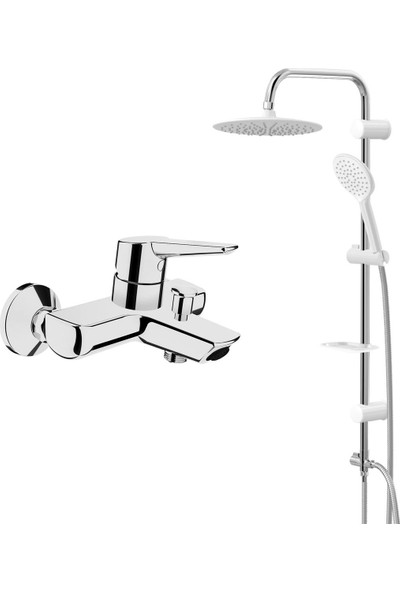 Artema Solid S Banyo Batarya, Monavit Beyaz Tepe Duş Seti Mvt3020 Artema Solid S Banyo Batarya, Monavit Beyaz Tepe Duş Seti Mvt3020