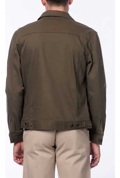 Lee Cooper Udo 3 Erkek Dokuma Ceket - Haki - L