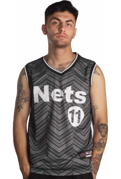 T-35 Brooklyn Nets 11 Kyrie Irving Basketbol Forma T-35 Brooklyn Nets 11 Kyrie Irving Basketbol Forma