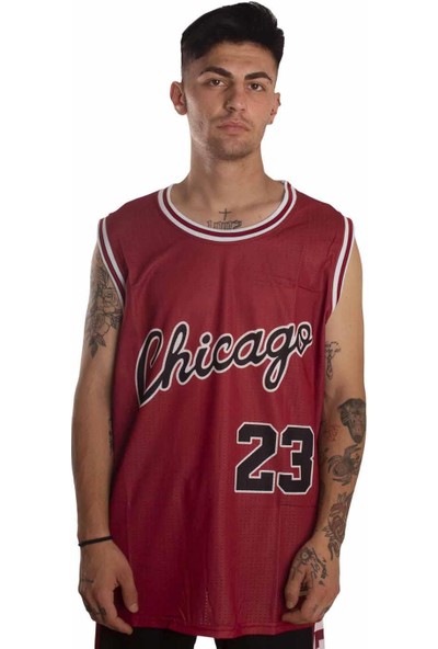 T-35 Chicago Bulls 23 Jordan Oversize Basketbol Forma T-35 Chicago Bulls 23 Jordan Oversize Basketbol Forma