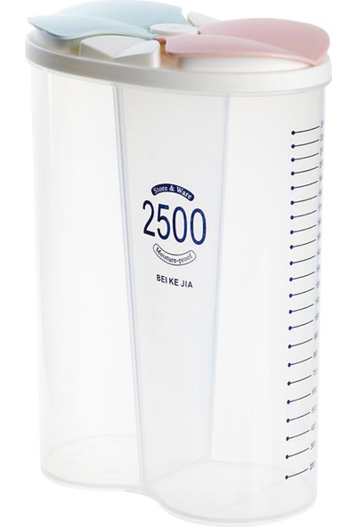 Strade Store Plastik Tahıl Dağıtıcı Kuru Gıda Snack Somun Saklama Kapları 2500 ml (Yurt Dışından) Strade Store Plastik Tahıl Dağıtıcı Kuru Gıda Snack Somun Saklama Kapları 2500 ml (Yurt Dışından)