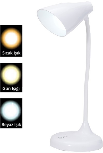 Akrobatik Şarjlı Masa Lambası Dokunmatik 3 Farklı Işık Renkli 20 Ledli Ayarlanabilir Işık 40 cm Akrobatik Şarjlı Masa Lambası Dokunmatik 3 Farklı Işık Renkli 20 Ledli Ayarlanabilir Işık 40 cm
