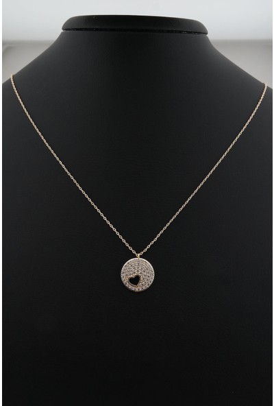 By Zeyna Aksesuar Kadın Zirkon Işleme Kolye