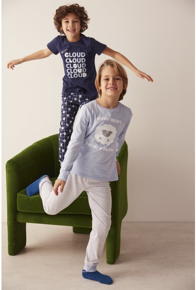 Penti Mix Sheepy 4lü Pijama Takımı Penti Mix Sheepy 4lü Pijama Takımı