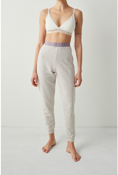 Penti Bej Melanj Chill Day Cuff Pantolon Penti Bej Melanj Chill Day Cuff Pantolon