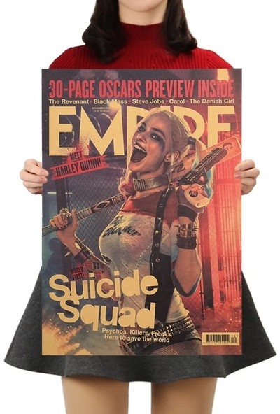 Caph Design Harley Queen - Vintage Kraft Poster - 33X48CM