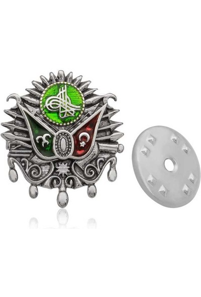 Gumush Gümüş Osmanlı Devlet Arması Rozet
