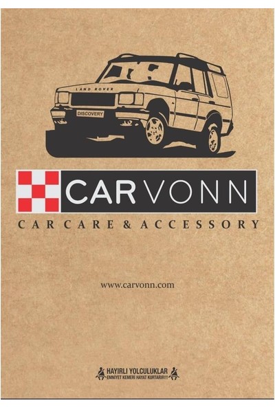 Carvonn Oto Kağıt Paspas 2 Adet Carvonn