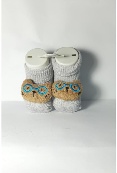 İki Kalp Butik Ikikalp Butik Bebek Figürlü Çıngıraklı Patik Çorap