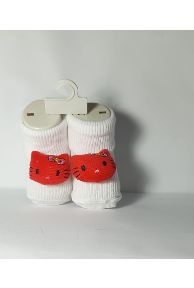İki Kalp Butik Ikikalp Butik Bebek Figürlü Çıngıraklı Patik Çorap