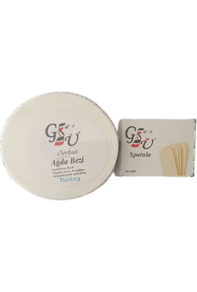 Gsu 100 Metre Ağda Bezi Ve 100'Lü Spatula Seti Gsu 100 Metre Ağda Bezi Ve 100'Lü Spatula Seti