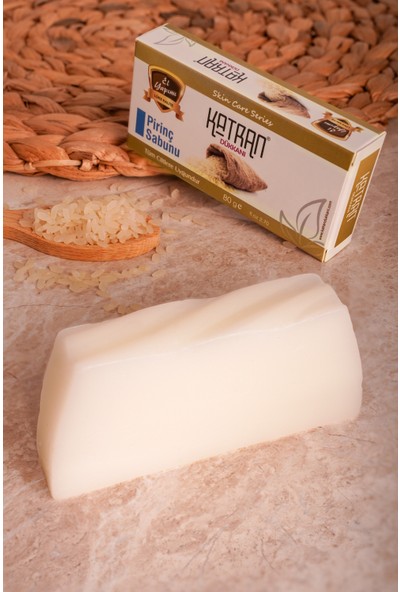Katran Dükkanı Pirinç Sabunu (Cilt Beyazlatıcı Leke Giderici Sabun)
