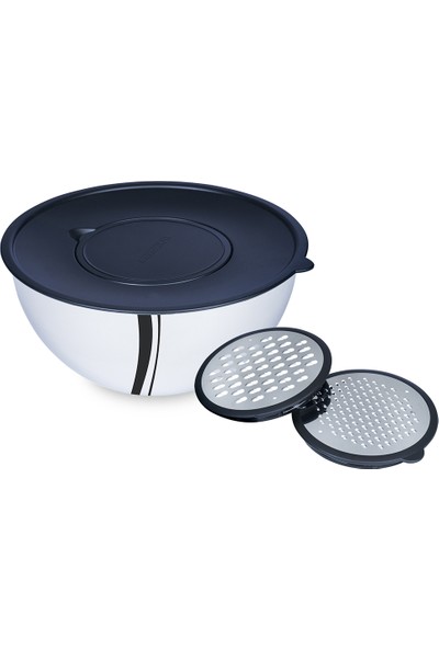 Mamma Ambition 5 Parça Rende Aparatlı Karıştırma & Saklama Kabı 24 Cm. Mamma Ambition 5 Parça Rende Aparatlı Karıştırma & Saklama Kabı 24 Cm.
