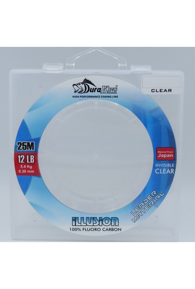 Duraking Illusion Fluorocarbon Misina 0.30 mm 25 mt Duraking Illusion Fluorocarbon Misina 0.30 mm 25 mt