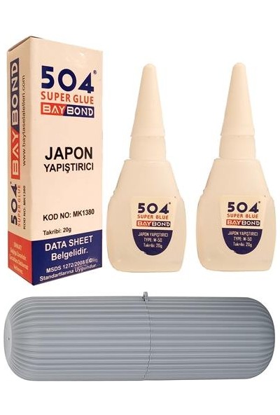 Yenibaybond 504 2 Adet Japon Yapıştırıcı Kutulu Set 713715