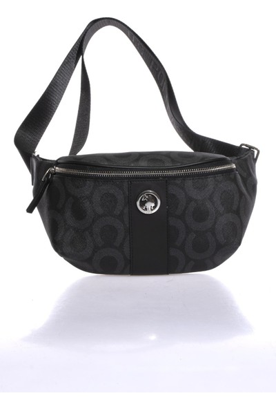 U.S. Polo Assn. US22121 Siyah - Siyah - Siyah Kadın Bel Çantası