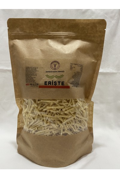 Akhisar Kadın Derneği Sade Erişte 630 Gram Ev Yapımı Akhisar Kadın Derneği Sade Erişte 630 Gram Ev Yapımı