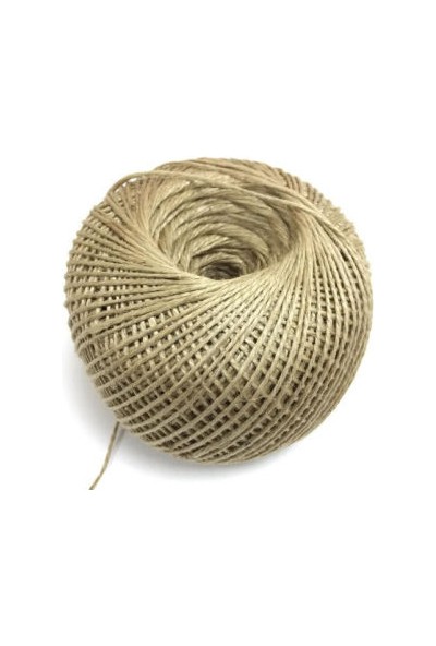İzmir Bitpazarı 500 Gram Mumlu Jüt Kırnap Ipi - 500 Gram 500 Metre - Örgü Ipi - Dekor Ipi