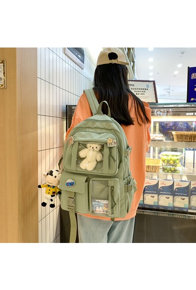 Kalavika Küresel Ortaokul Basit Su Geçirmez Oğrenci Sırt Çantası Sat