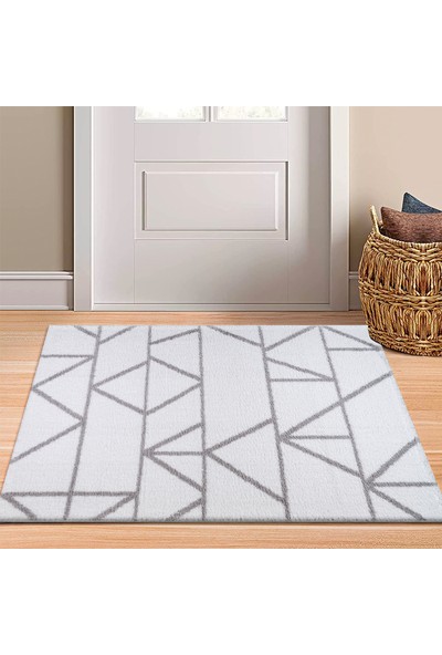 Konfor Halı Konfor Puffy Yumuşak Dokulu Shaggy Paspas 50X80