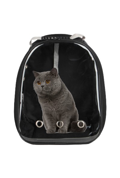 Tropheus Çanta Plazma Model Kedi Taşıma Çantası(Siyah)