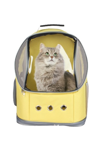 Tropheus Çanta Ufo Kedi ve Köpek Taşıma Çantası(Sarı)