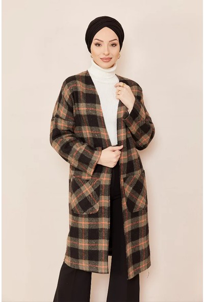 First Plus Kaşe Kap 3874 Siyah-Haki