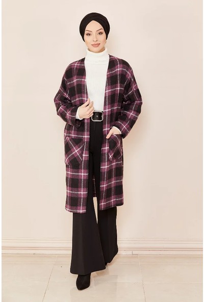 First Plus Kaşe Kap 3874 Siyah-Mürdüm