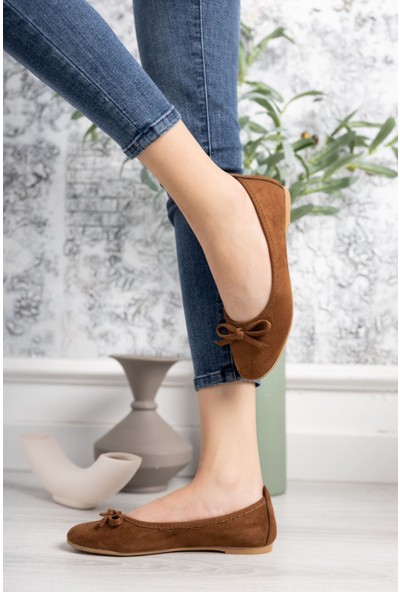 Yuvarlak Kalıp Taba Süet Babet