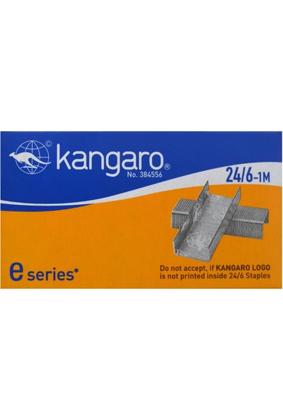 Kangaro 24/6 Zımba Teli 1000 Li 10 KUTU(10000 Adet) Kangaro 24/6 Zımba Teli 1000 Li 10 KUTU(10000 Adet)