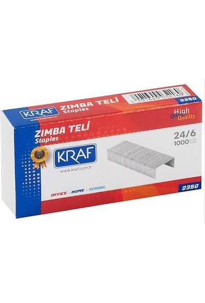 Kraf 24/6 Zımba Teli - 235G Kraf 24/6 Zımba Teli - 235G