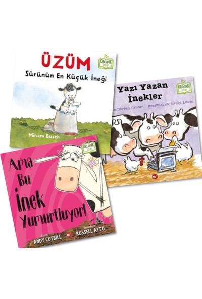 Organik Kitap Sevimli Inekler Seti 3 Kitap - Miriam Busch (Ciltli) Organik Kitap Sevimli Inekler Seti 3 Kitap - Miriam Busch (Ciltli)