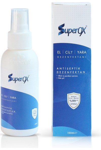 Superox El, Cilt ve Yara Çevresi Dezenfektanı 100 ml