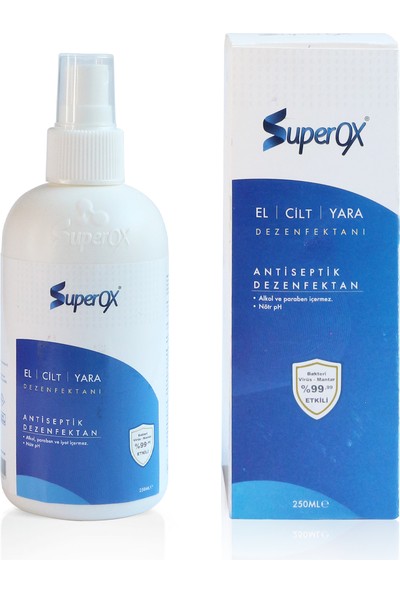 Superox El, Cilt ve Yara Çevresi Dezenfektanı 250 ml